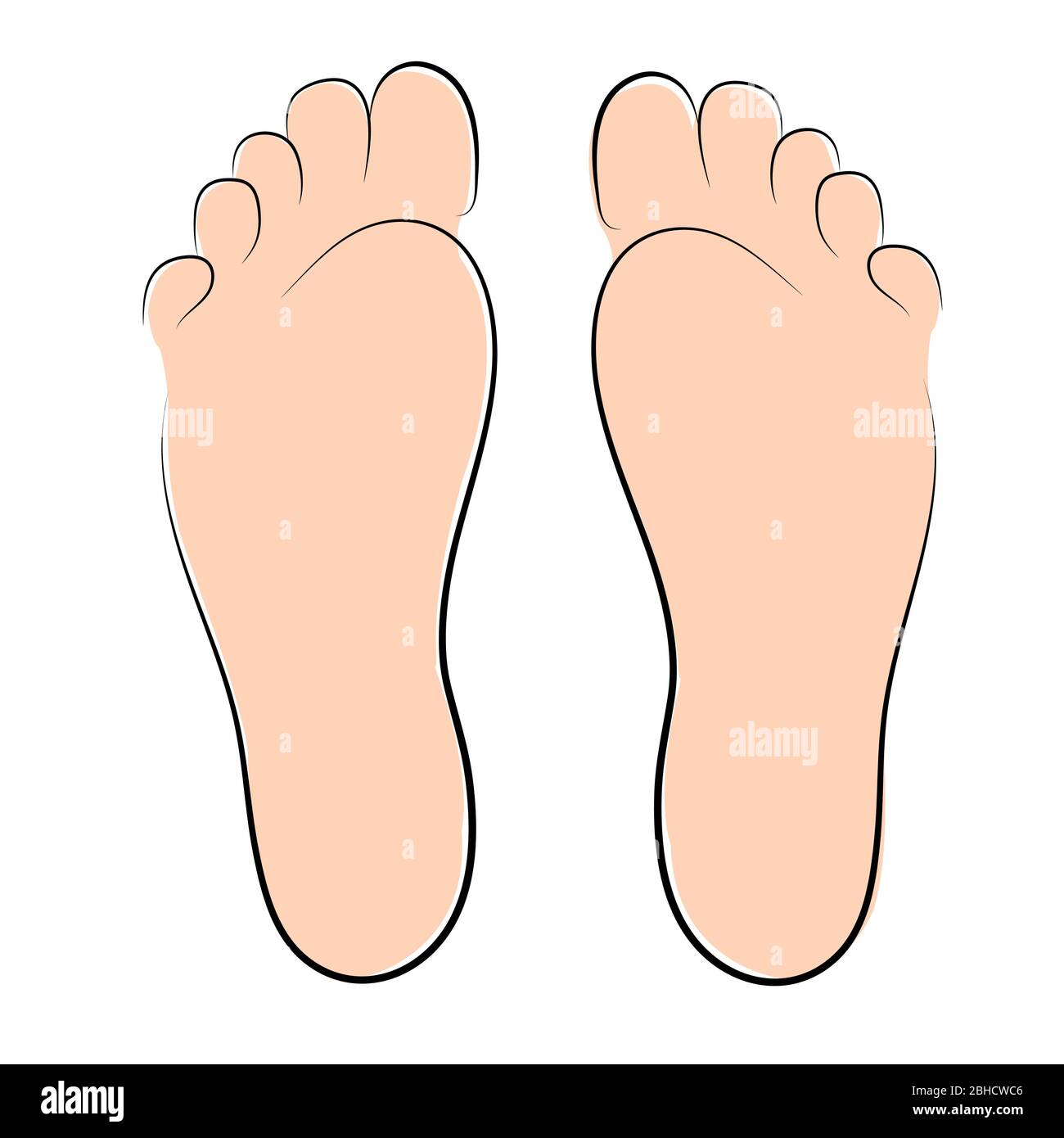 symbol adults human footprints vector illustrator Stock Vector Image ...