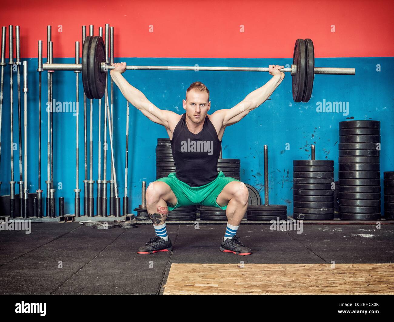 Blond man muscles hi-res stock photography and images - Alamy