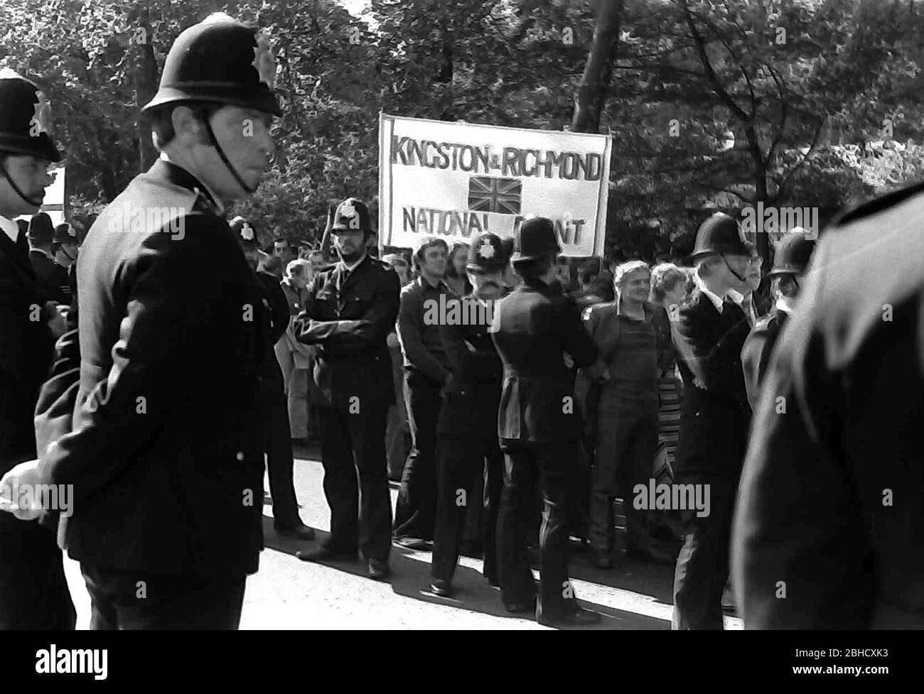 National front march uk 1970s hi-res stock photography and images - Alamy