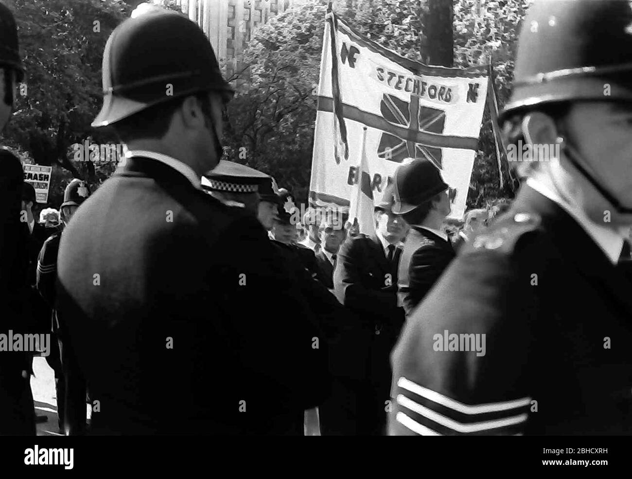 A far right National Front March, London, England, United Kingdom ...