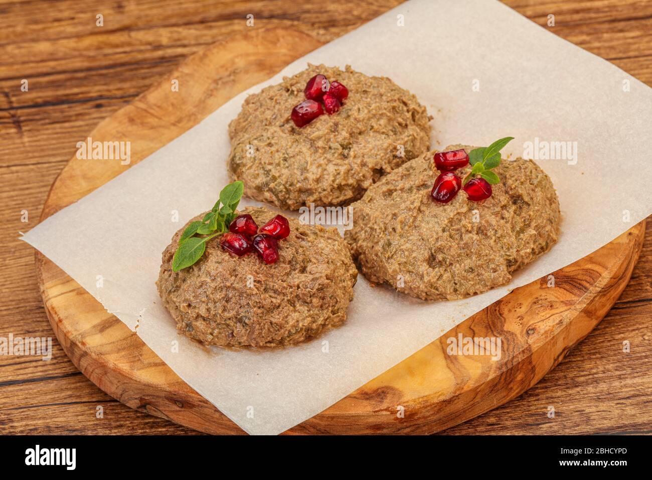 Georgian cuisine - pkhali from beans and spices Stock Photo - Alamy