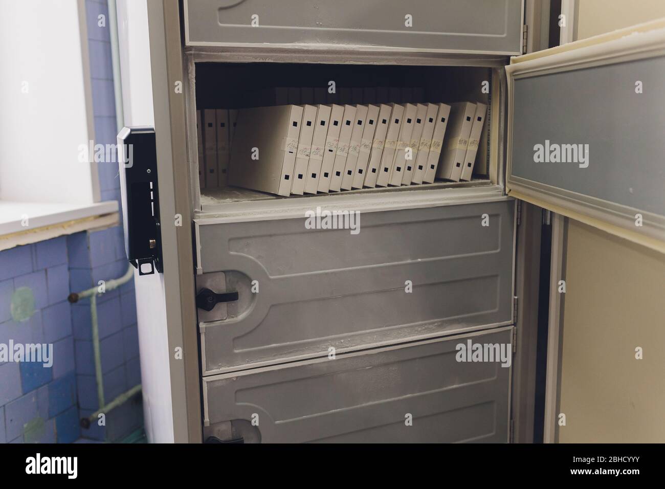 Blood sample storage refrigerator hi-res stock photography and images ...