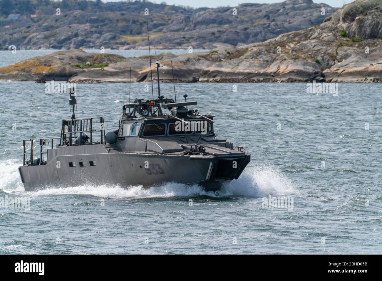 gothenburg, Sweden- April 24: CB90-class fast assault craft in the ...