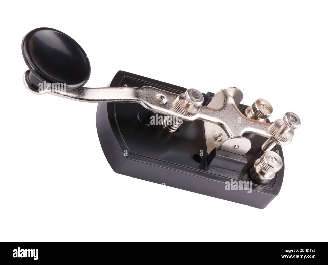 Morse Key Isolated Stock Photo - Alamy