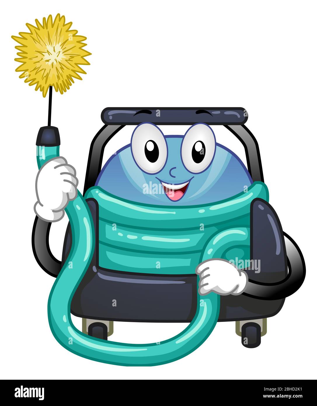 Illustration of a Duct Cleaner Machine Mascot for Duct and Vent ...