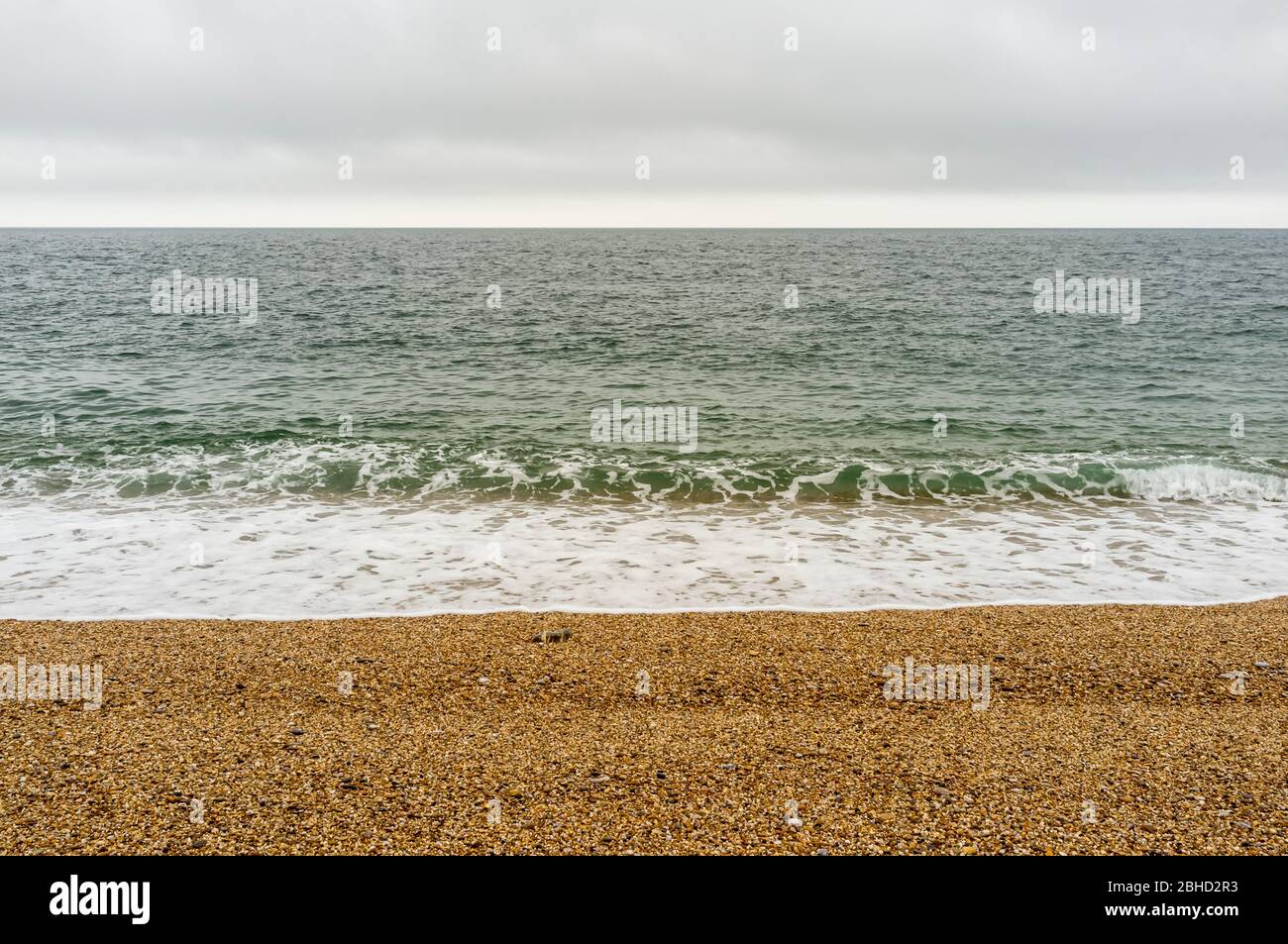 Slapton Sands looking out onto Start Bay, Devon, England Stock Photo ...