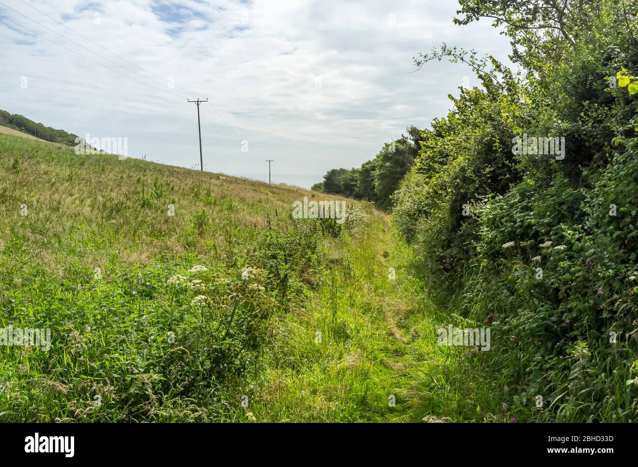 Circular Walk between Torcross and Beesands after leaving Widdicombe ...