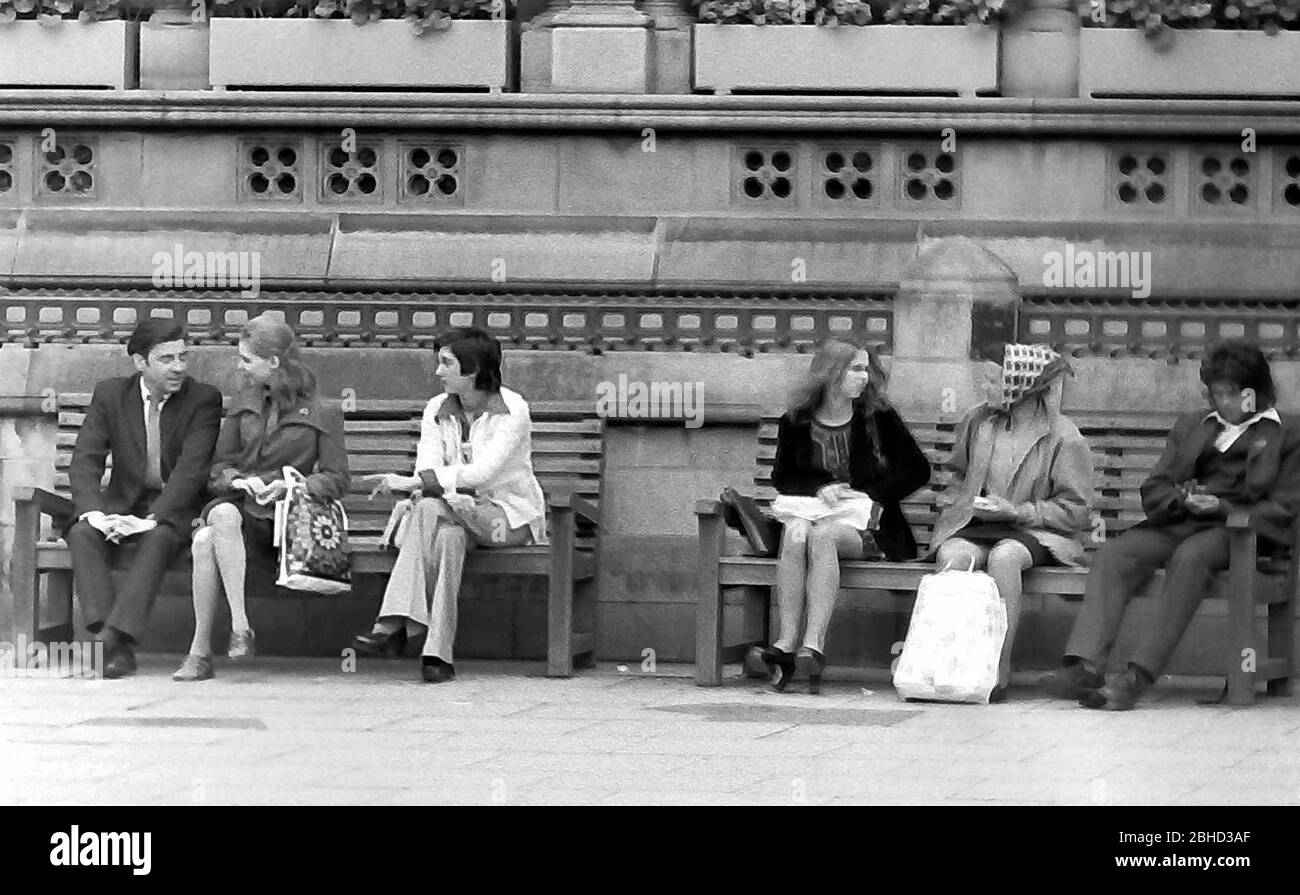Daily life on the streets in Manchester, England, United Kingdom in ...