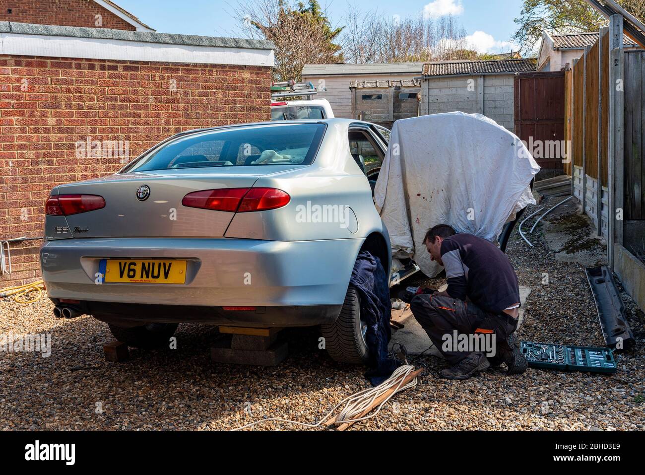 Car body work hi-res stock photography and images - Alamy