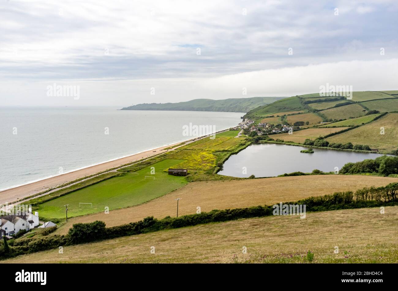 Beesands in Devon as seen from circular walk from Torcross, Devon ...