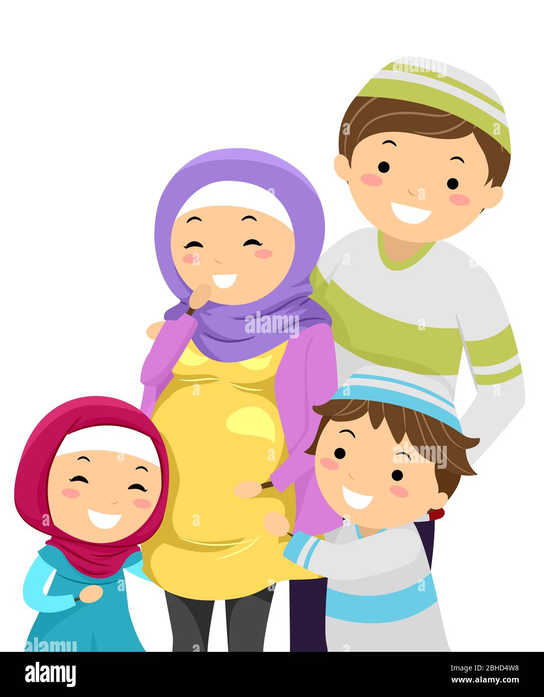 Healthy Family Clipart