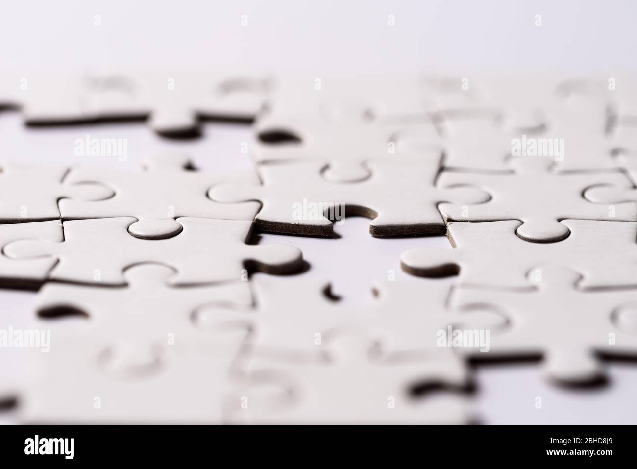 Blank jigsaw puzzle one piece hi-res stock photography and images - Alamy