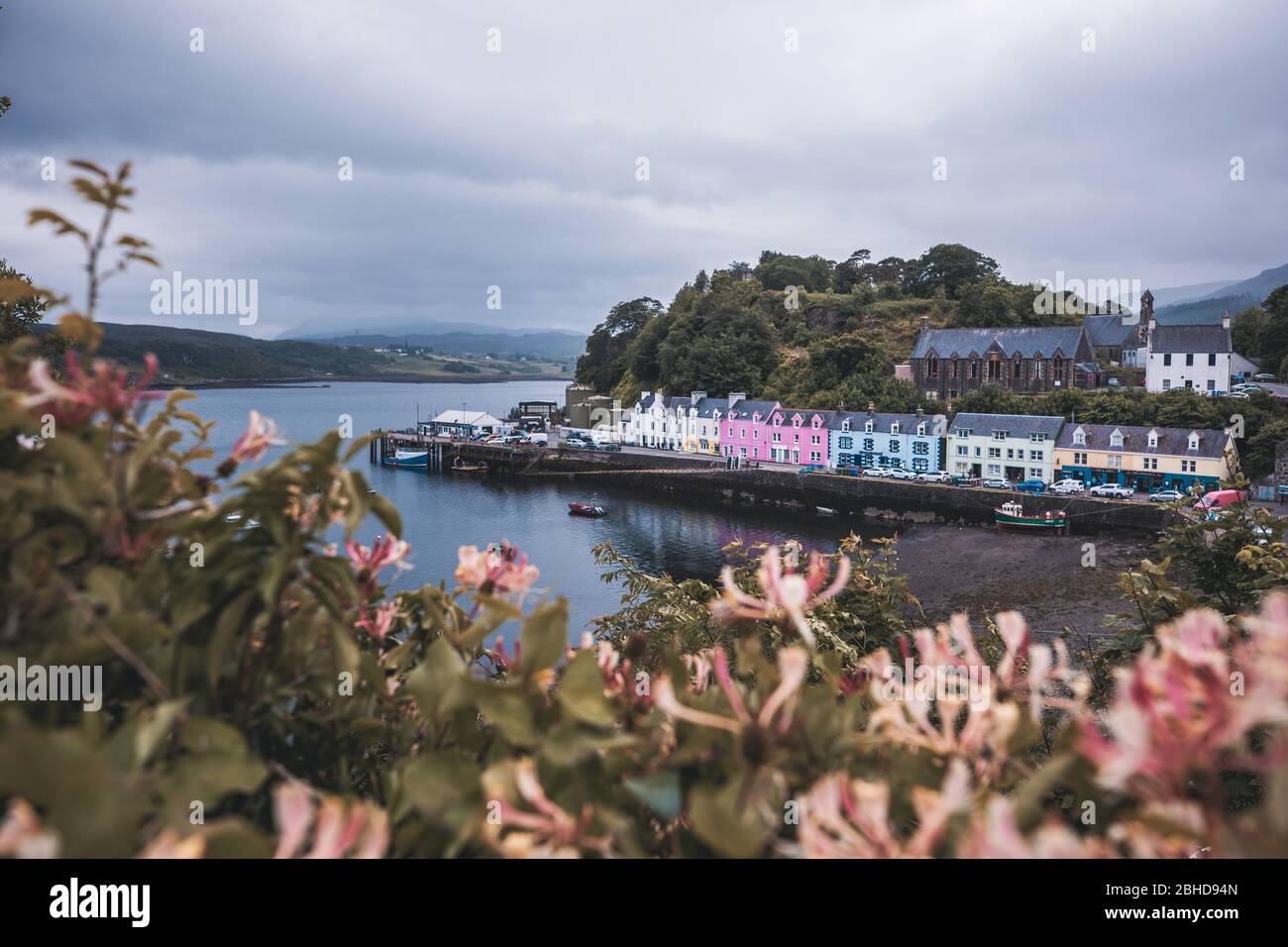 Portree aerial hi-res stock photography and images - Alamy