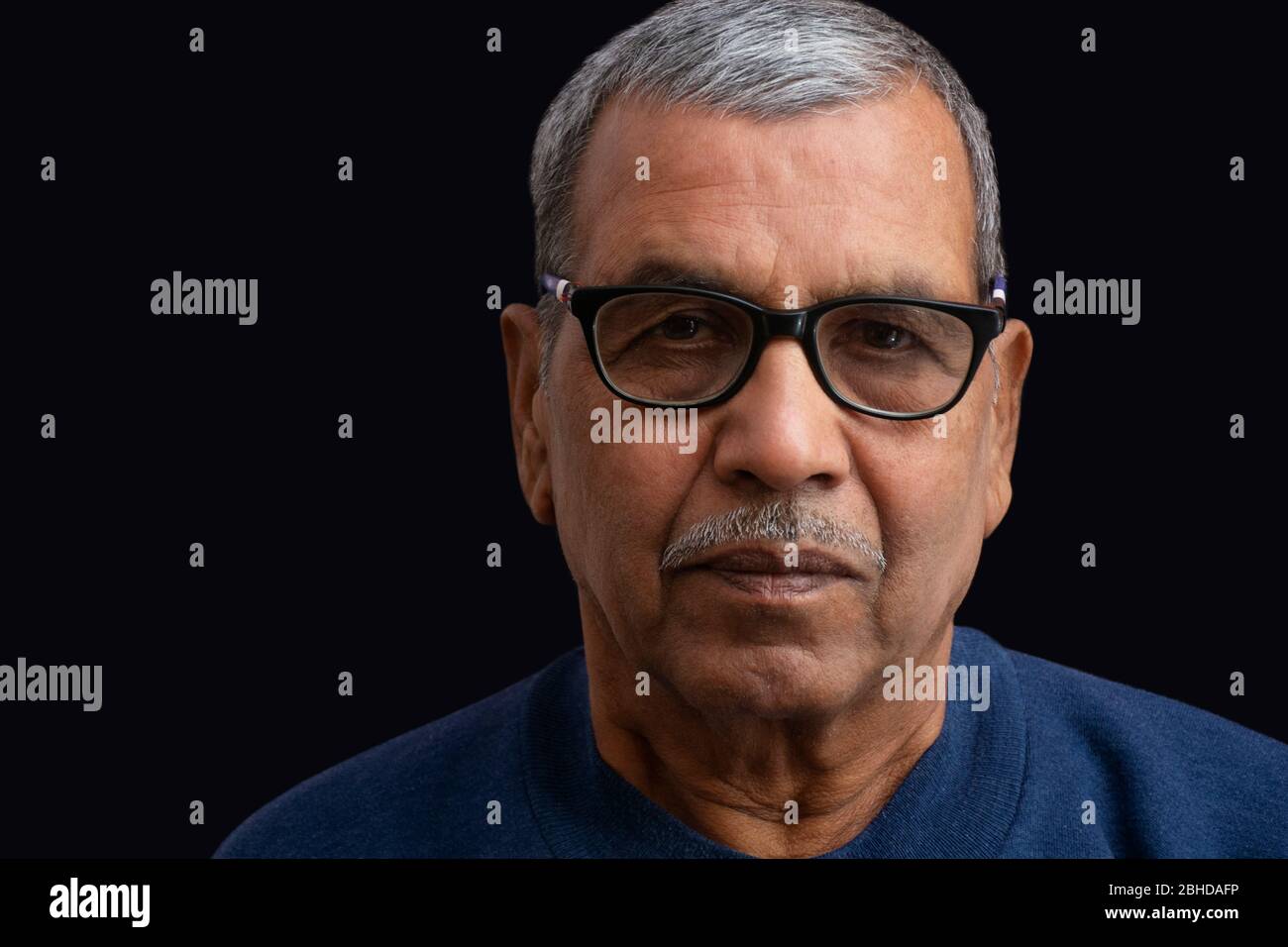 Old mature aged indian male hi-res stock photography and images - Alamy
