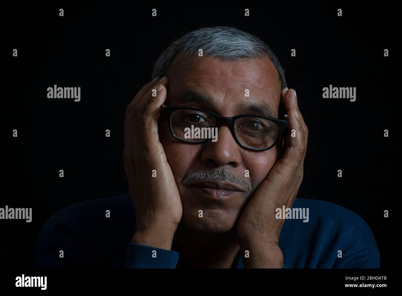 Caucasian man thinking pose on hi-res stock photography and images - Alamy