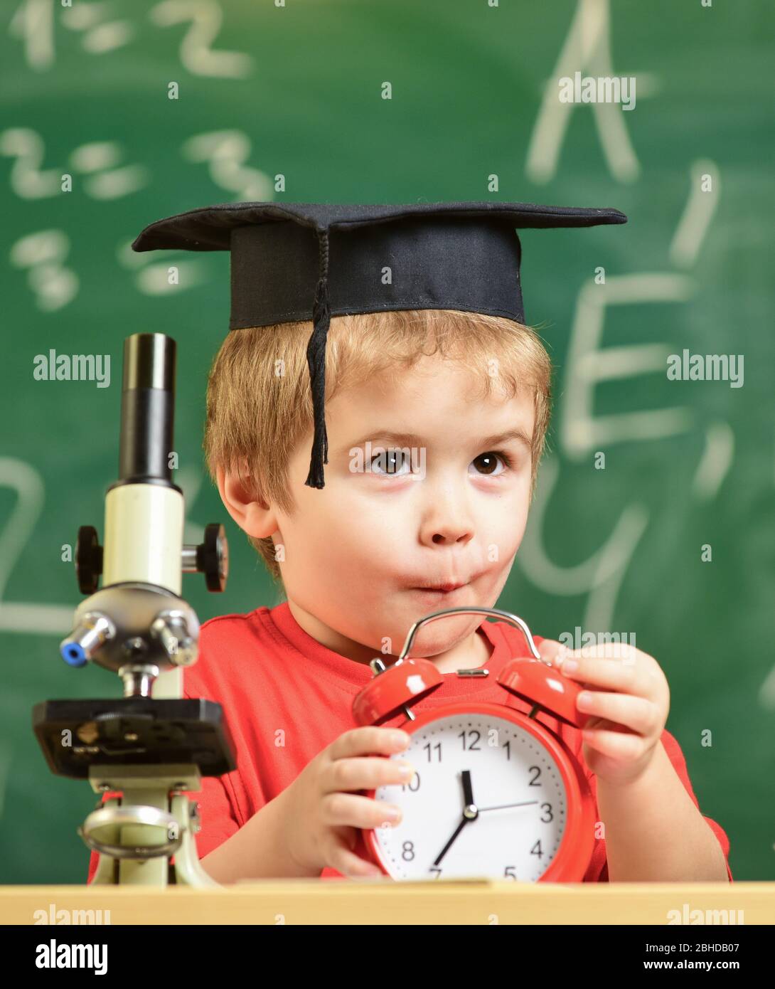 Kid excited classroom hi-res stock photography and images - Alamy