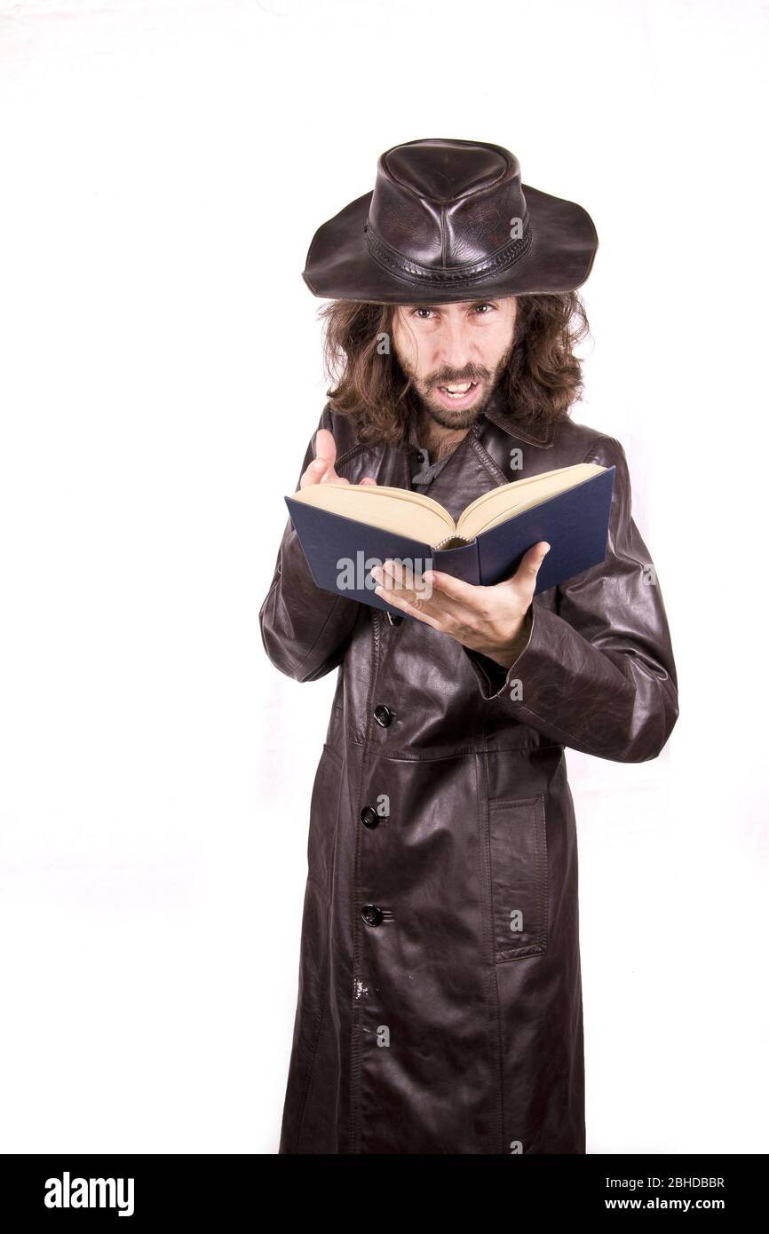 Smiling preacher bible in church hi-res stock photography and images ...