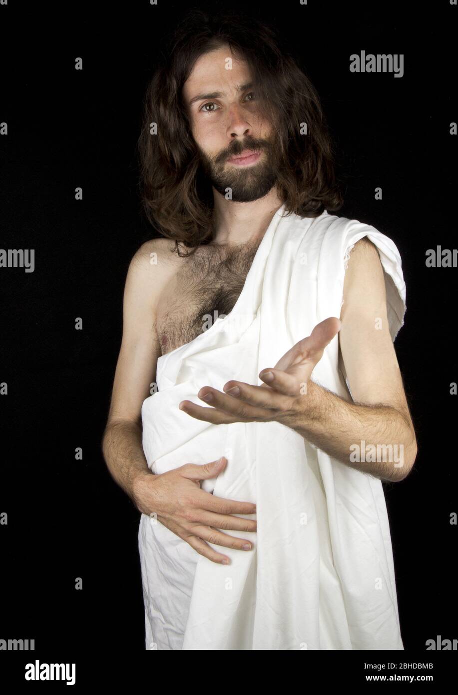 Jesus face praying hi-res stock photography and images - Alamy