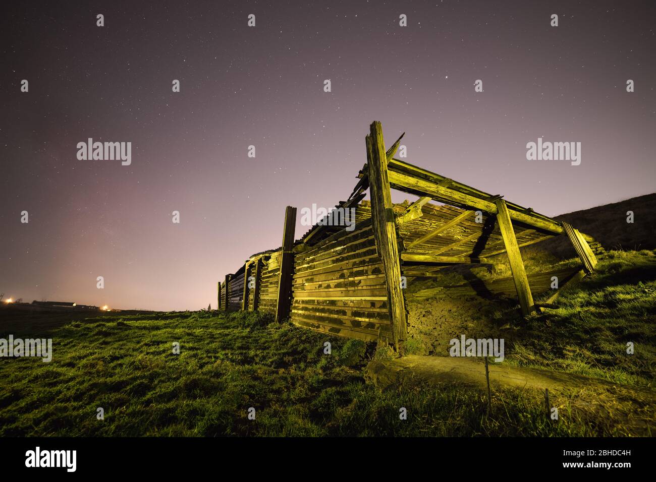 Shack near Hartshead Pike Stock Photo - Alamy