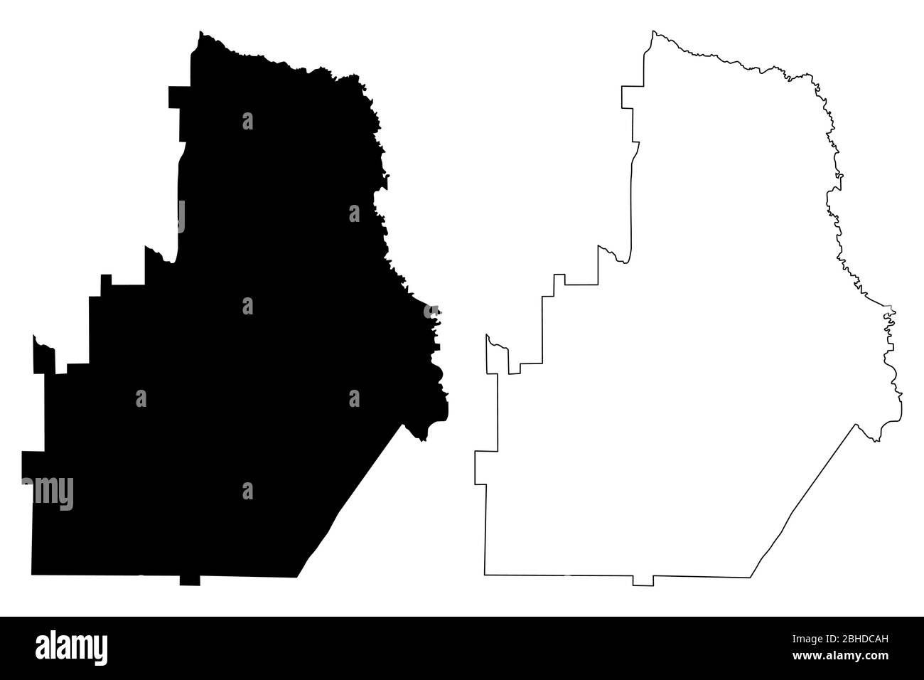 Houston georgia map Black and White Stock Photos & Images - Alamy