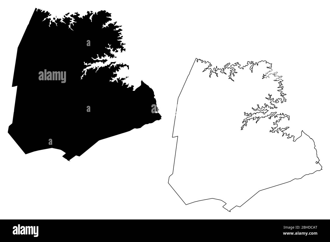 Hartwell georgia map Stock Vector Images - Alamy