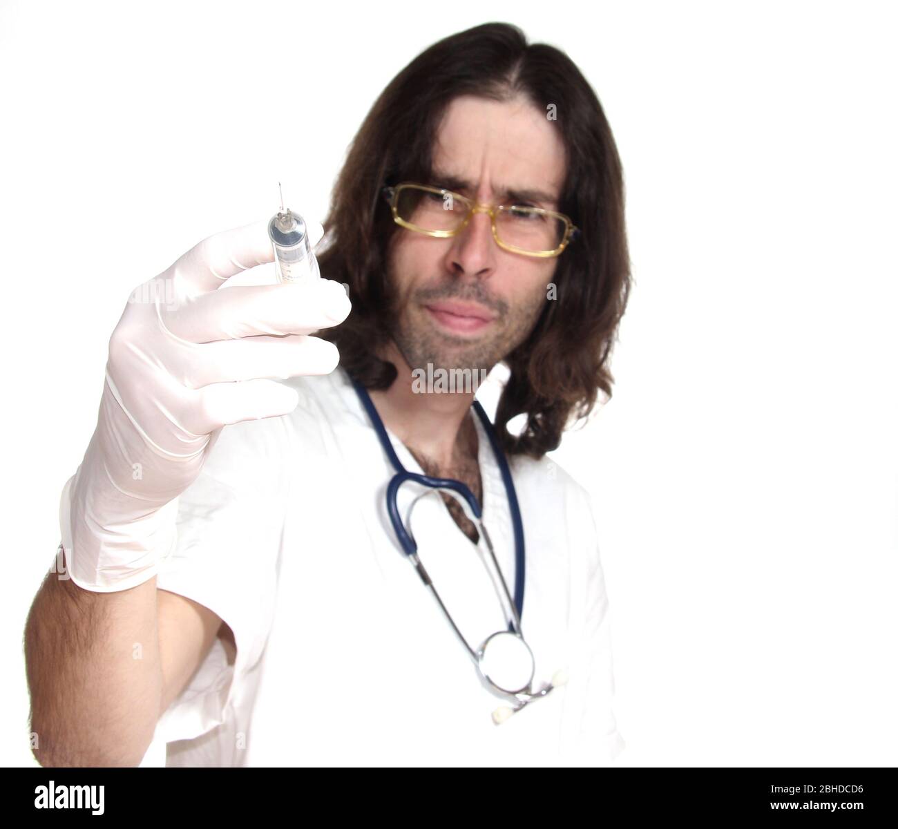 Mad Doctor Syringe High Resolution Stock Photography and Images - Alamy