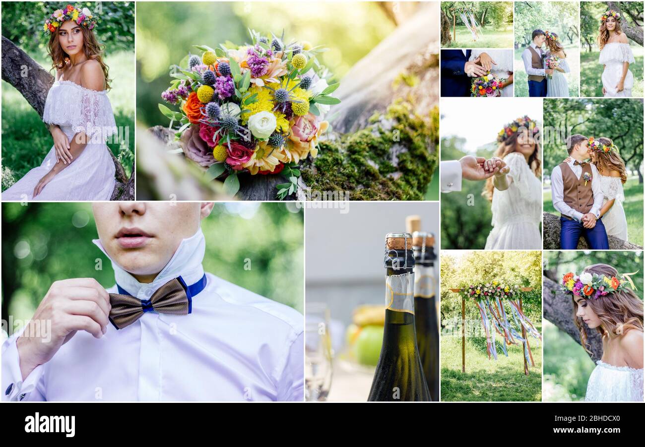 Wedding collage 60 photos - Astyledwedding.com