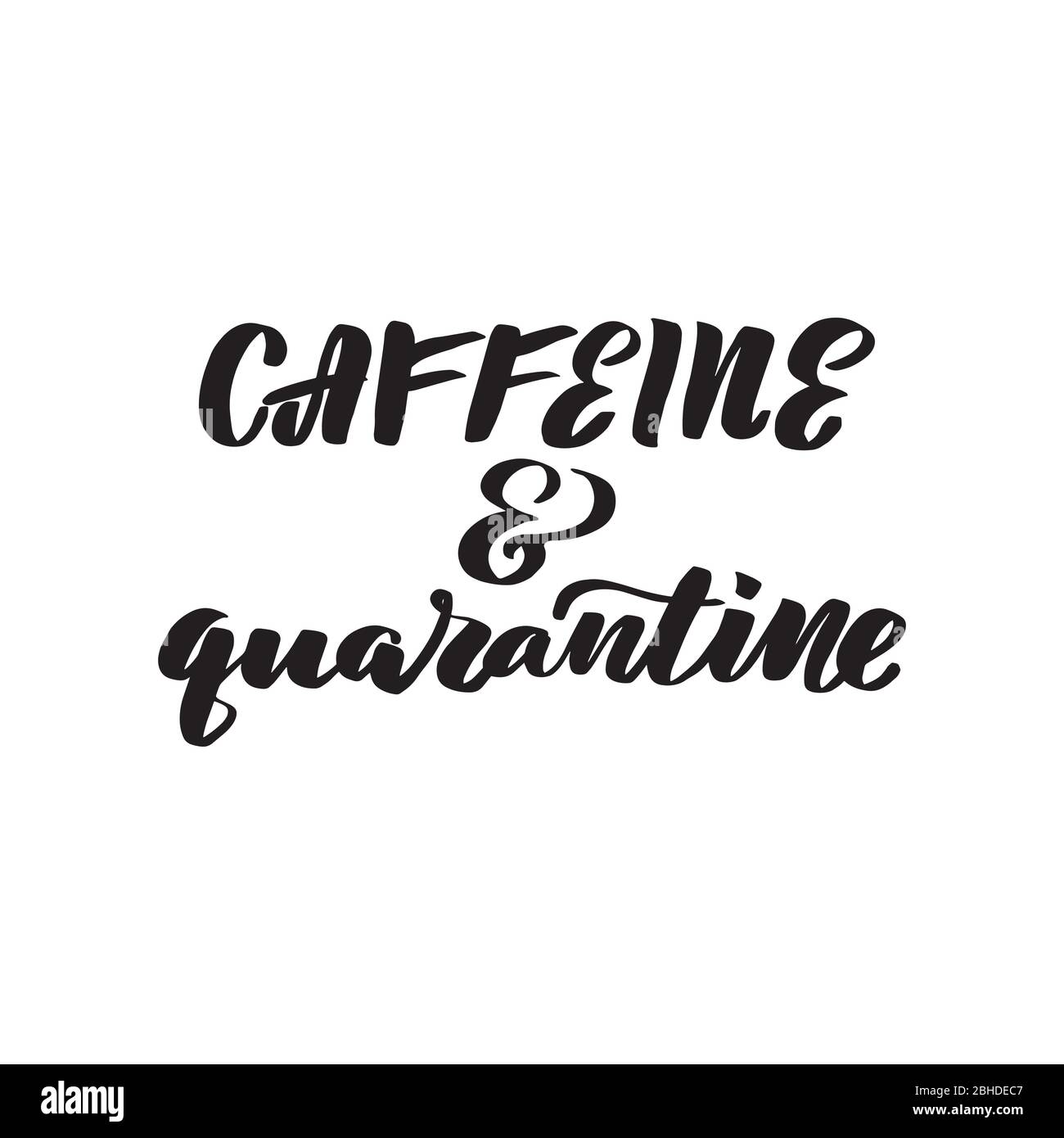 Vector calligraphy illustration isolated on white background Stock ...