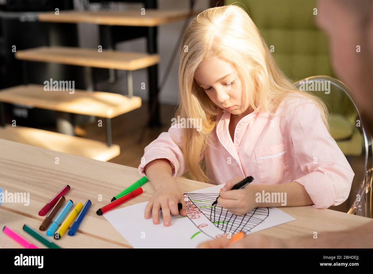 Girl bending over hi-res stock photography and images - Alamy