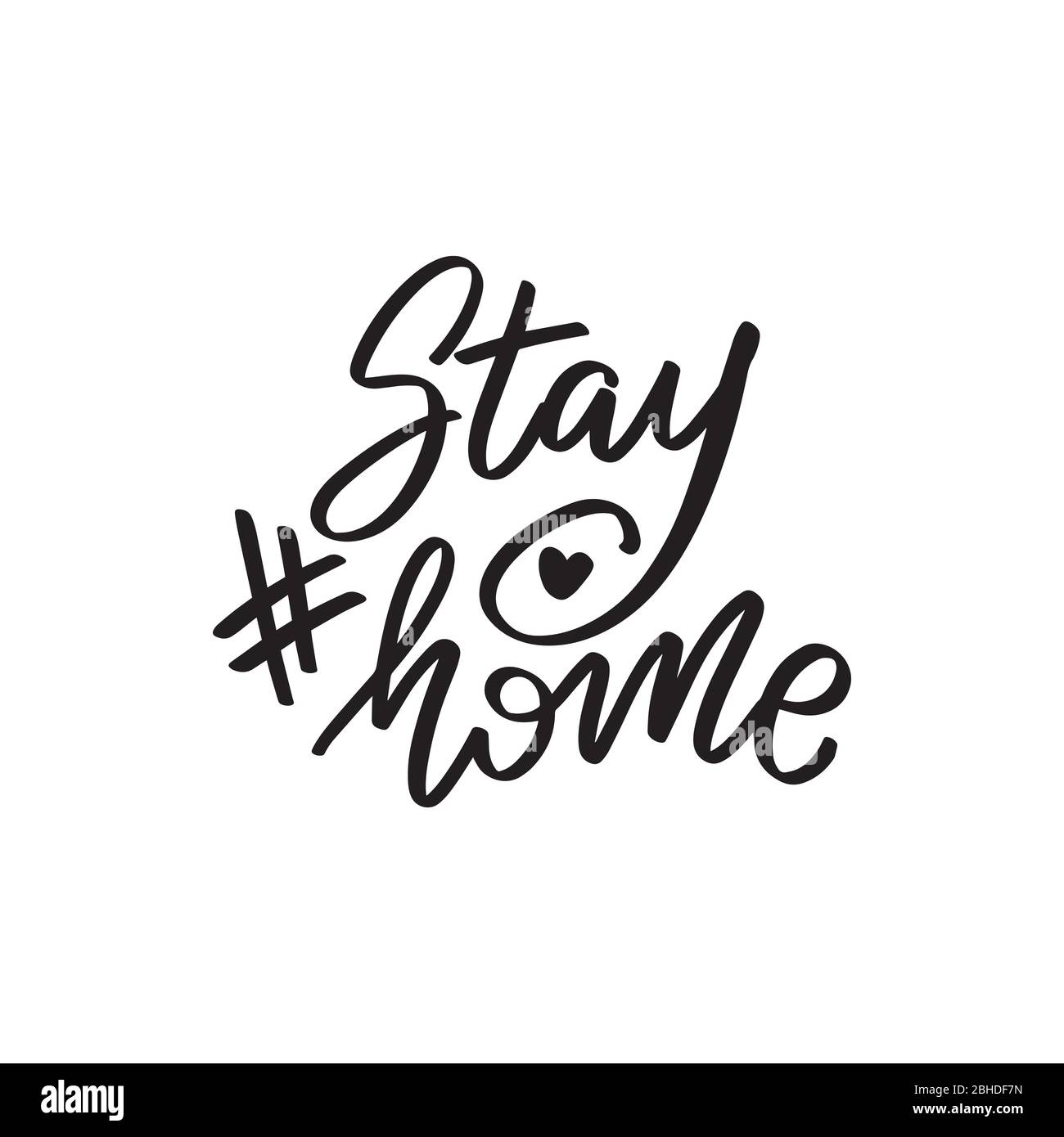 Vector calligraphy illustration isolated on white background Stock ...