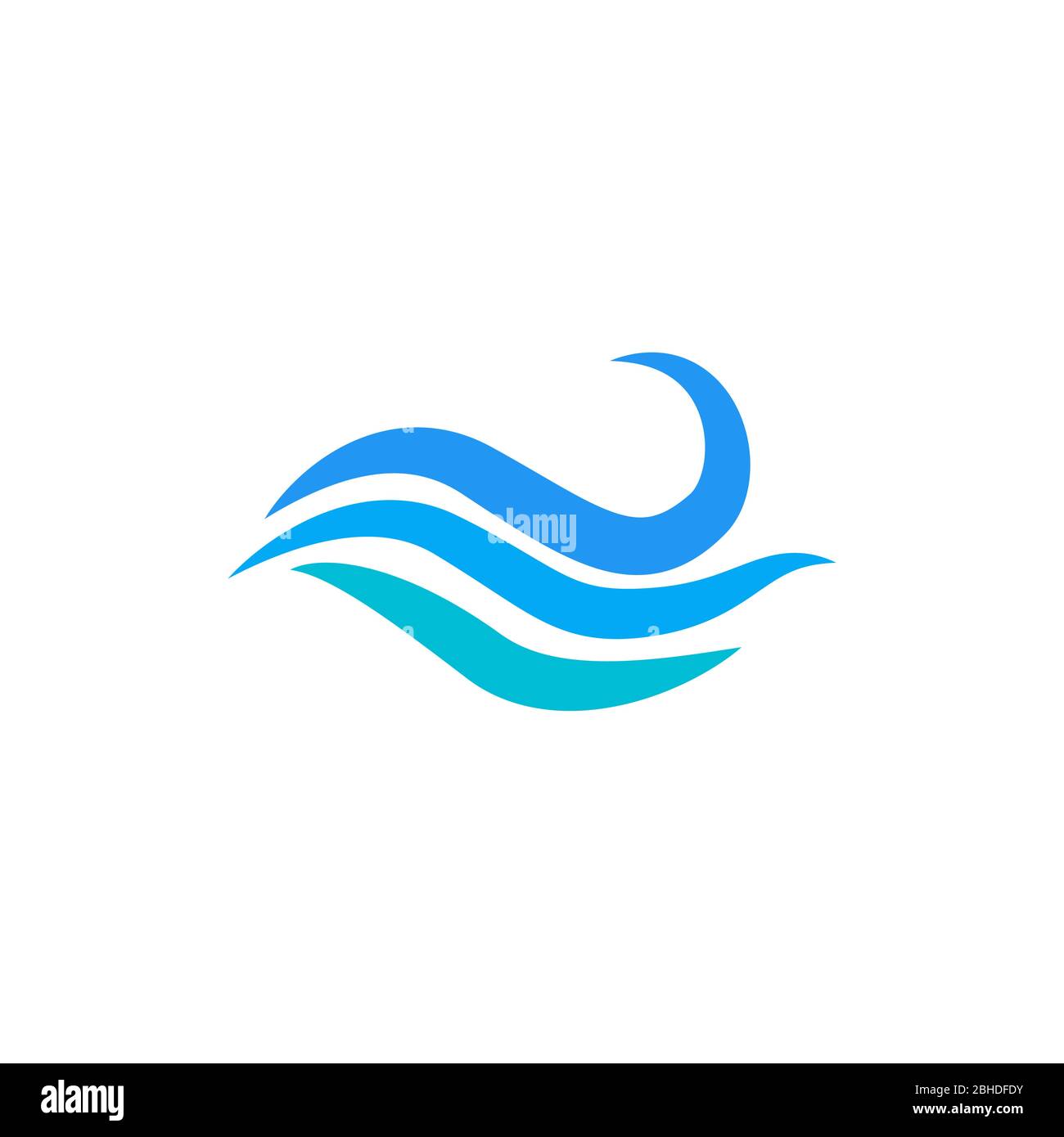 water wave vector graphic design illustration Stock Vector Image & Art ...