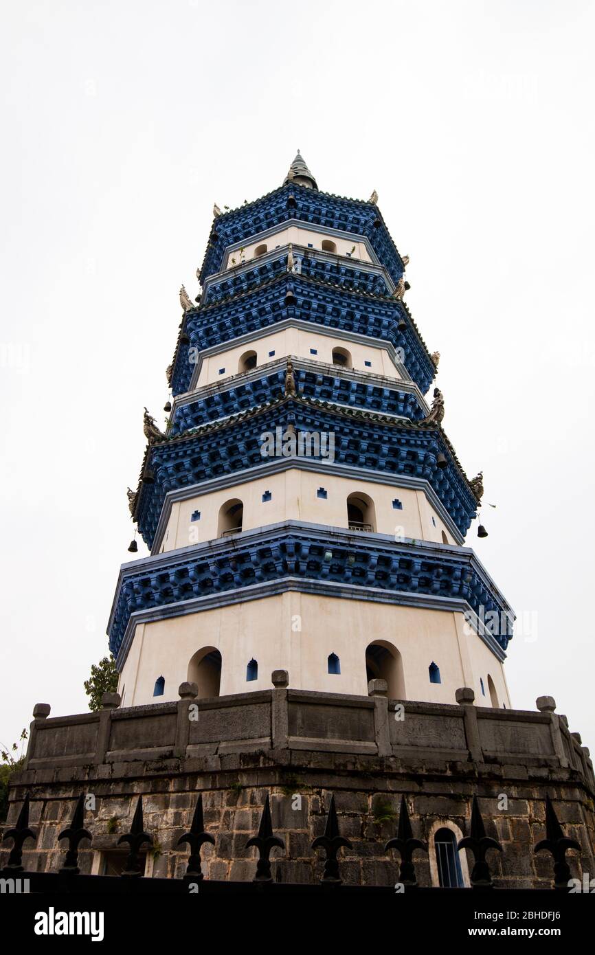 Ancient pagodas in the city Stock Photo - Alamy