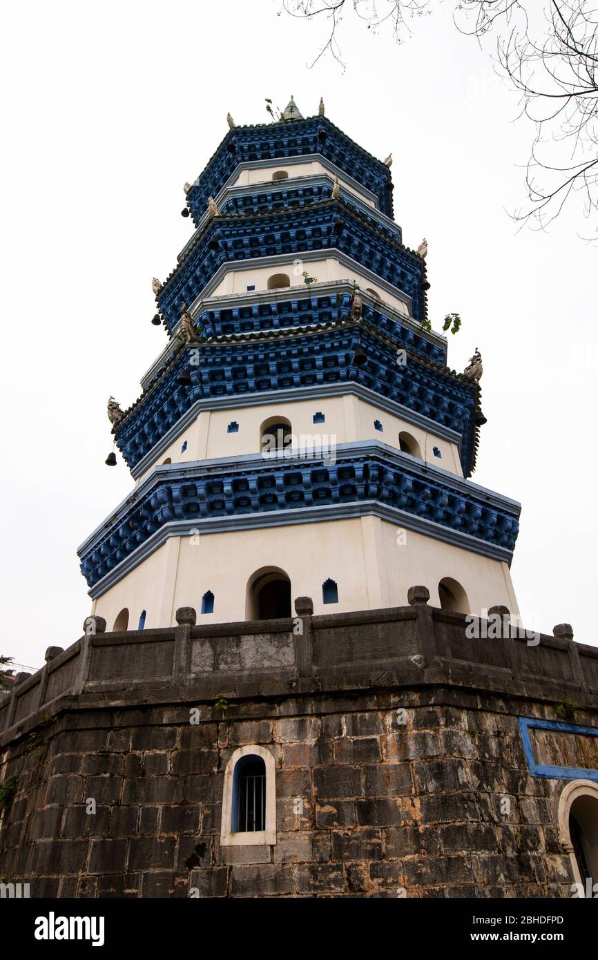 Ancient pagodas in the city Stock Photo - Alamy