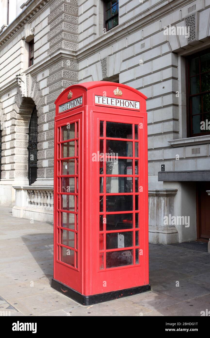 Architecture of London, UK, The red phone box Stock Photo - Alamy