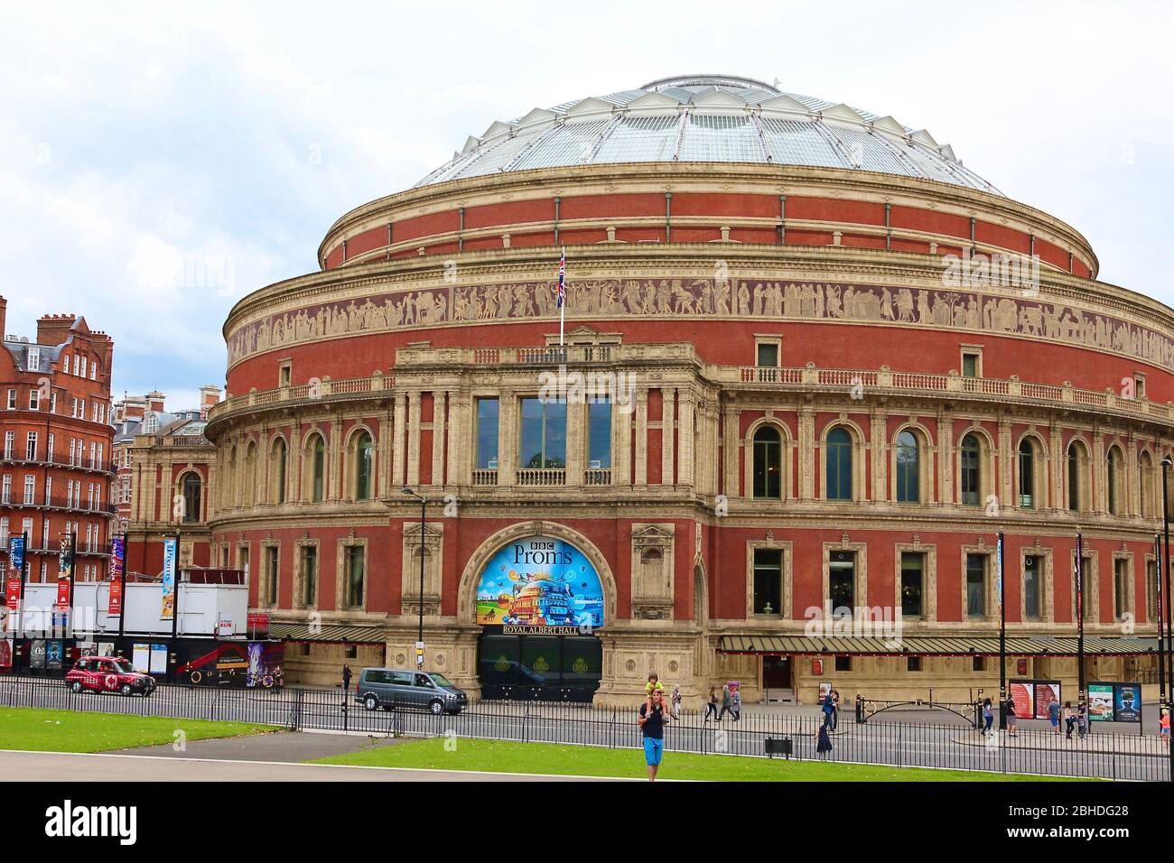 Architecture of London, UK, Royal Albert Hall Stock Photo - Alamy