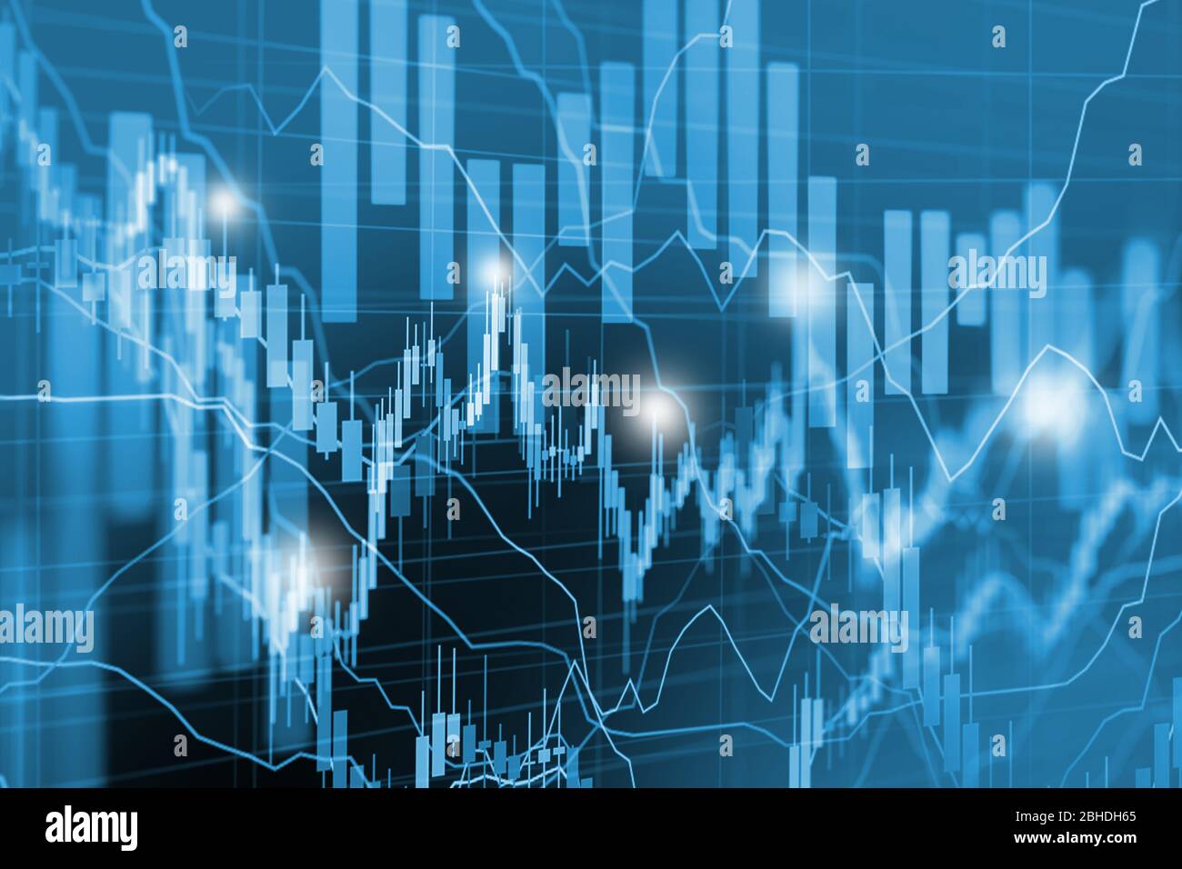 stock market chart, forex trading screen Stock Photo - Alamy
