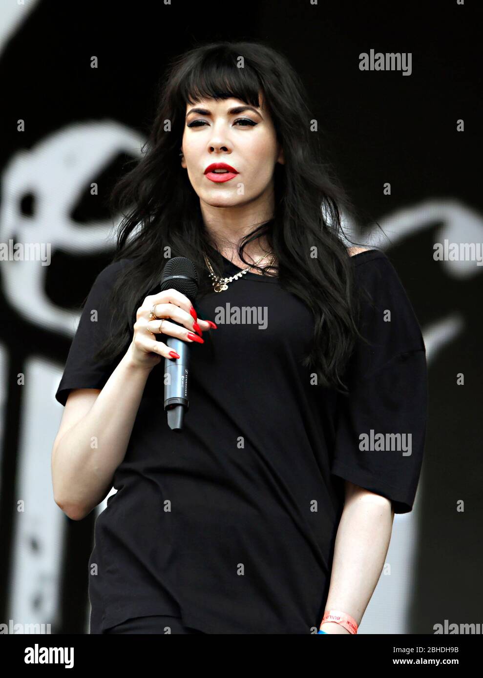 Alex Hepburn performs on stage at Barclaycard present British Summer ...
