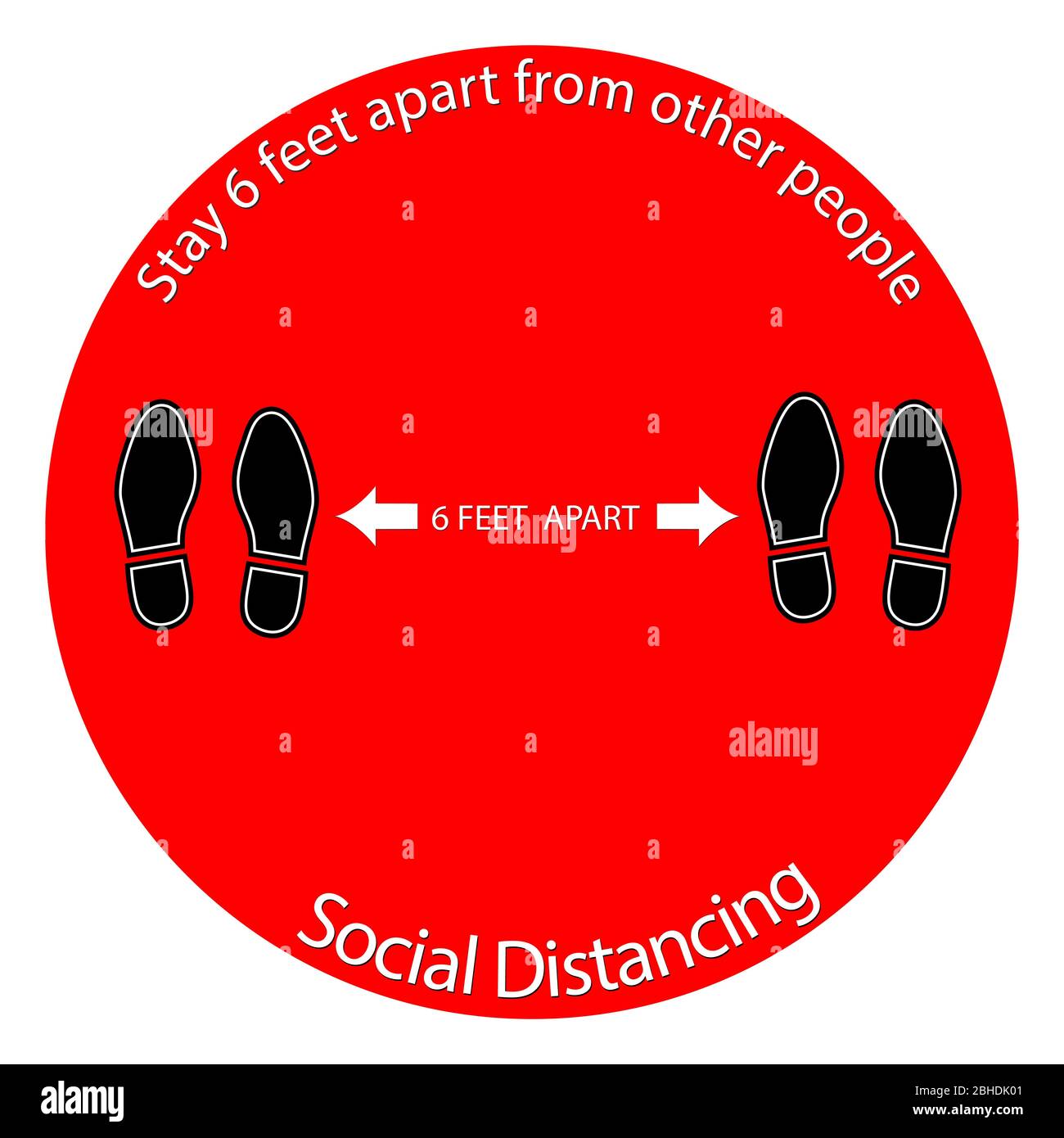 Foot Symbol Marking the standing position, the floor as markers for ...