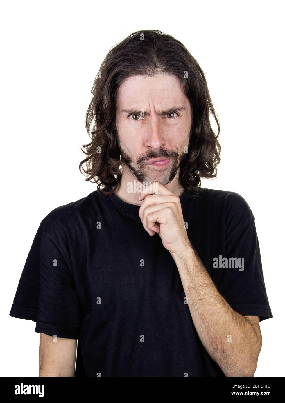 a men and expression perplexity Stock Photo - Alamy