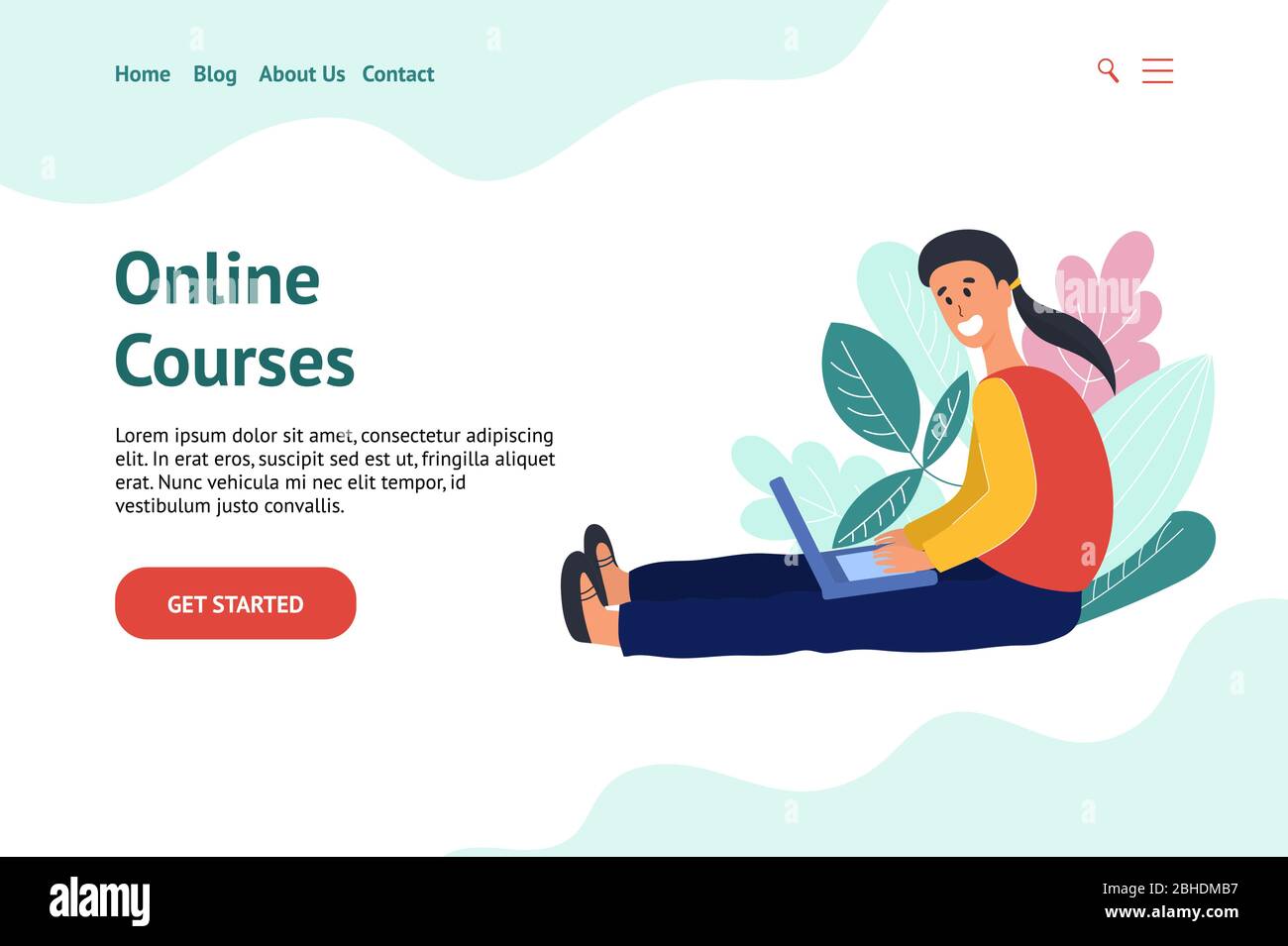 Online learning success Stock Vector Images - Alamy