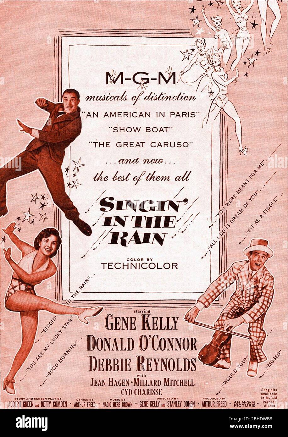 Singing In The Rain 1952 High Resolution Stock Photography and Images ...