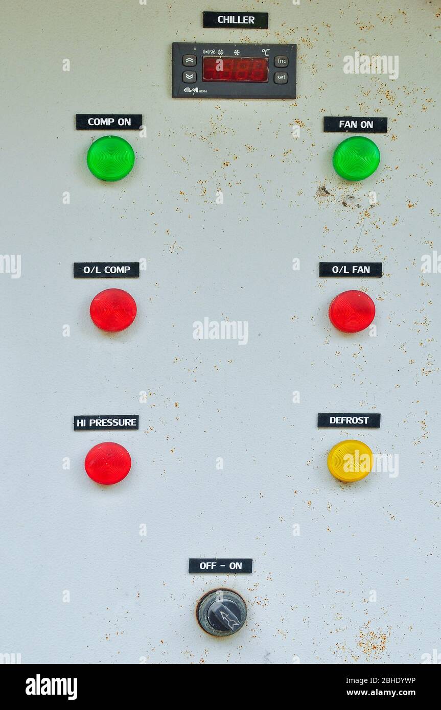 Electric control system in an office building Stock Photo - Alamy