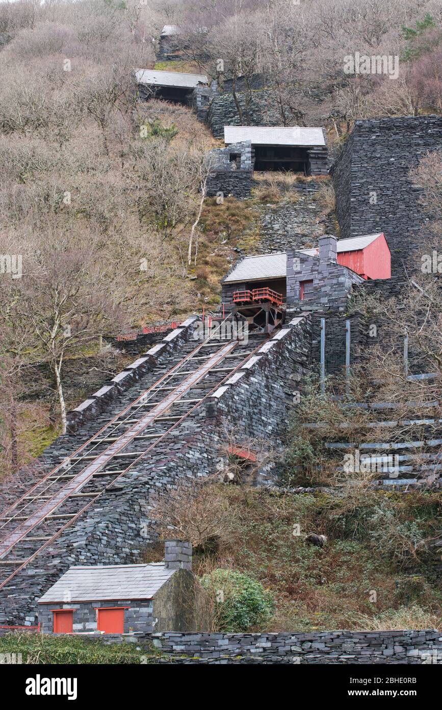 Llanberis and the Ogwen Valley in Winter conditions, Snowdonia, Wales ...