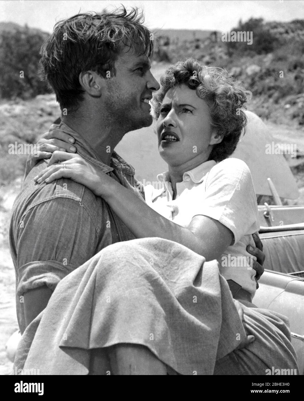 Barbara Stanwyck Ralph Meeker Jeopardy High Resolution Stock ...