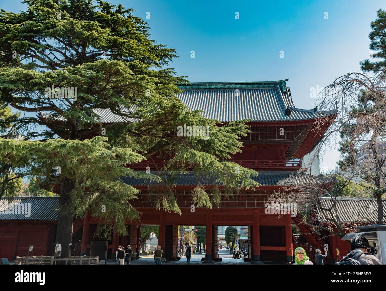 Gate of the temple Stock Photo - Alamy