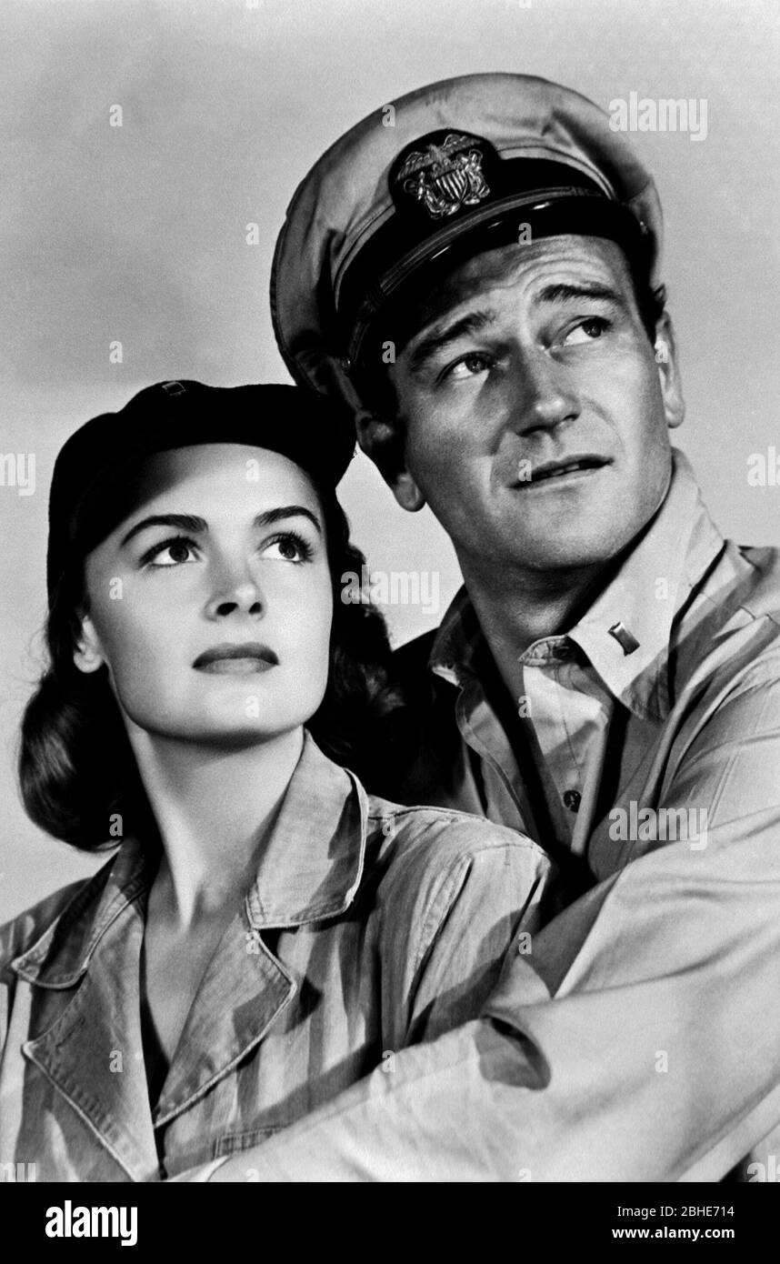 John Wayne They Were Expendable 1945 Black and White Stock Photos ...