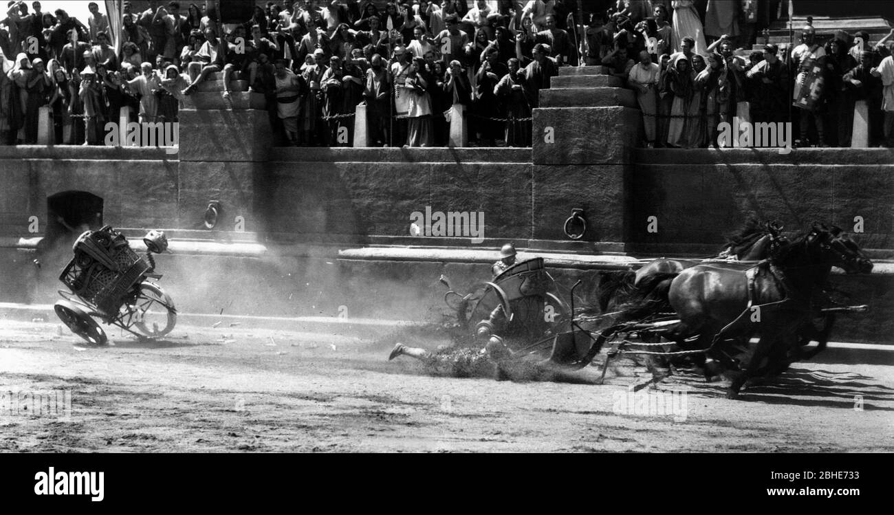 Ben Hur Chariot Race Scene 1959 High Resolution Stock Photography and ...