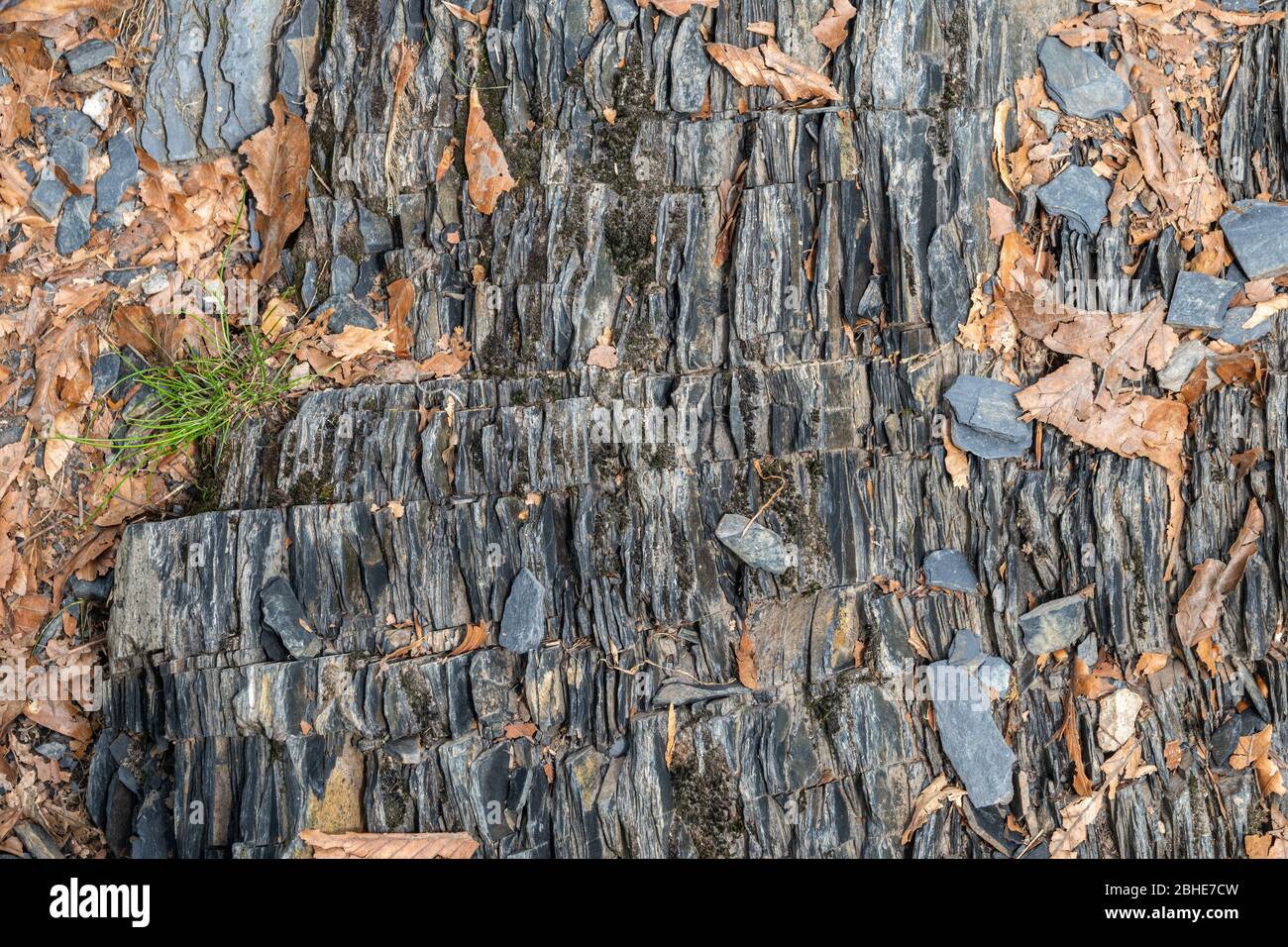 Natural Layered stone texture. Rock texture. Cliff surface. Layered ...