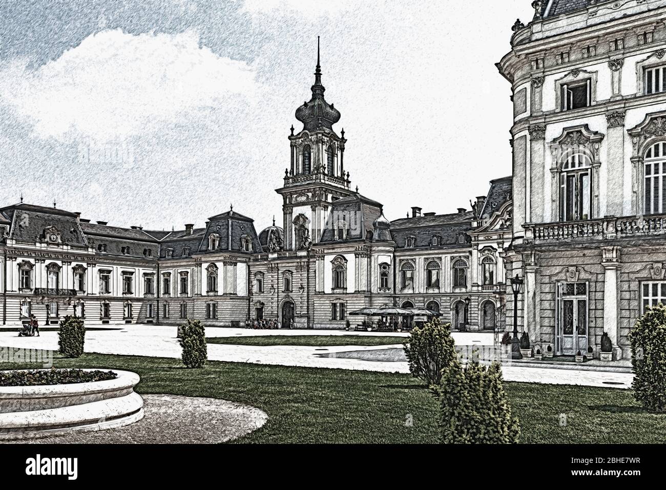 The Festetics Palace is a Baroque palace located in Keszthely, Zala ...