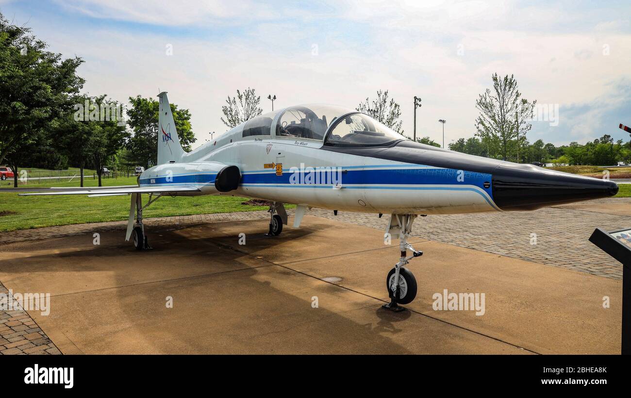 Northrop T-38A(N) Talon Air Force Trainer Jet on display at Aviation ...